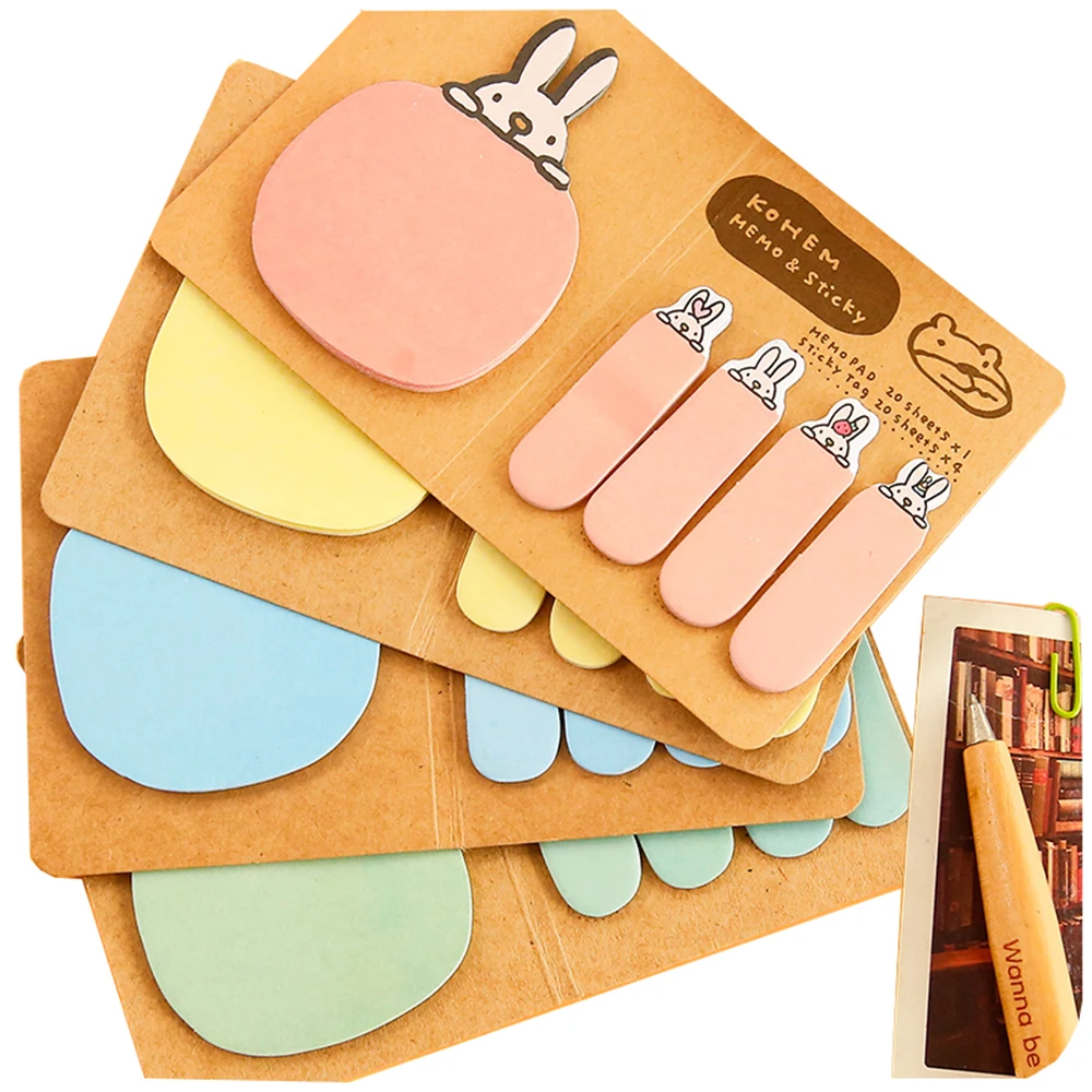 Unique Original Pet Kawaii Small Printable Memo Bookmark Sticky Notes ...