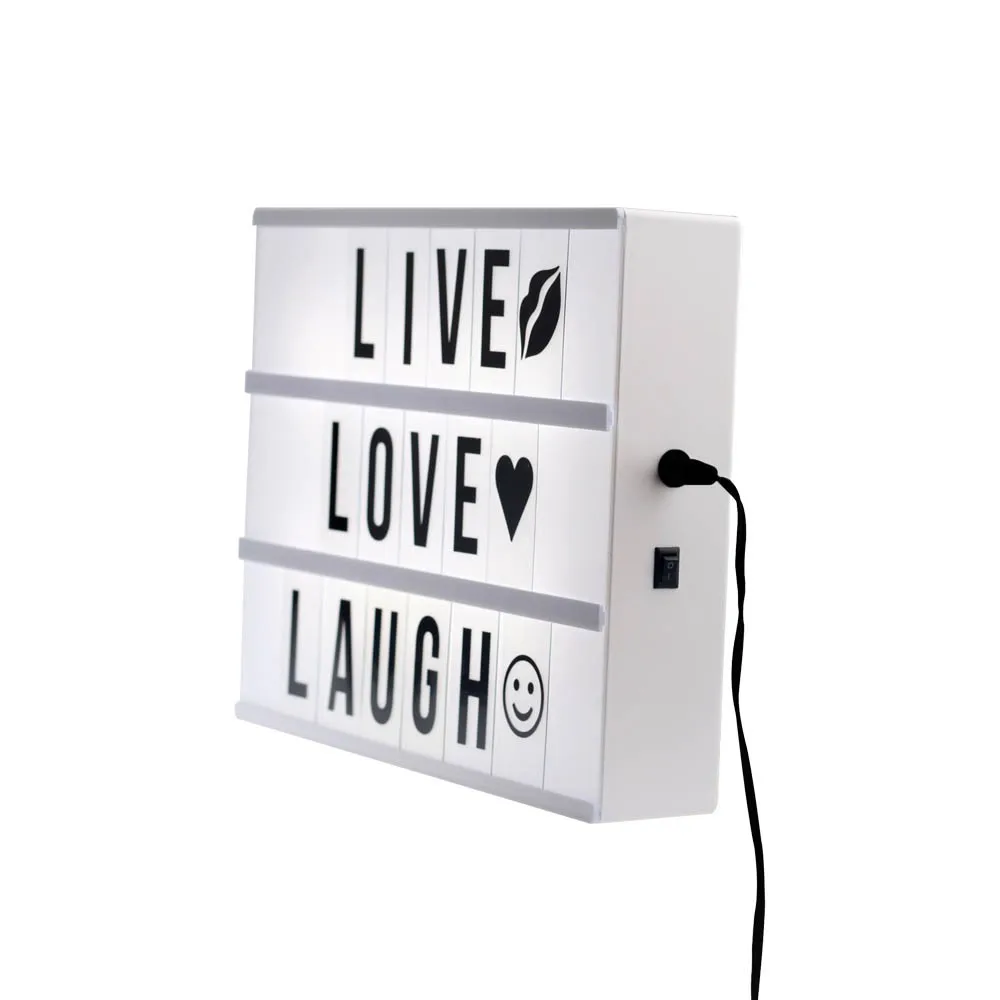 Lightbox A4 met letters, Cinema lichtbak a4, Diy Led A4 Cinema lichtbak ...