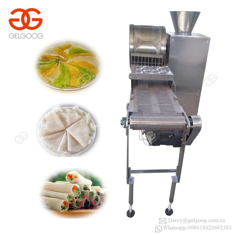 Spring Roll Pastry Sheet Production Line Thin Pancake Lumpia Roll ...