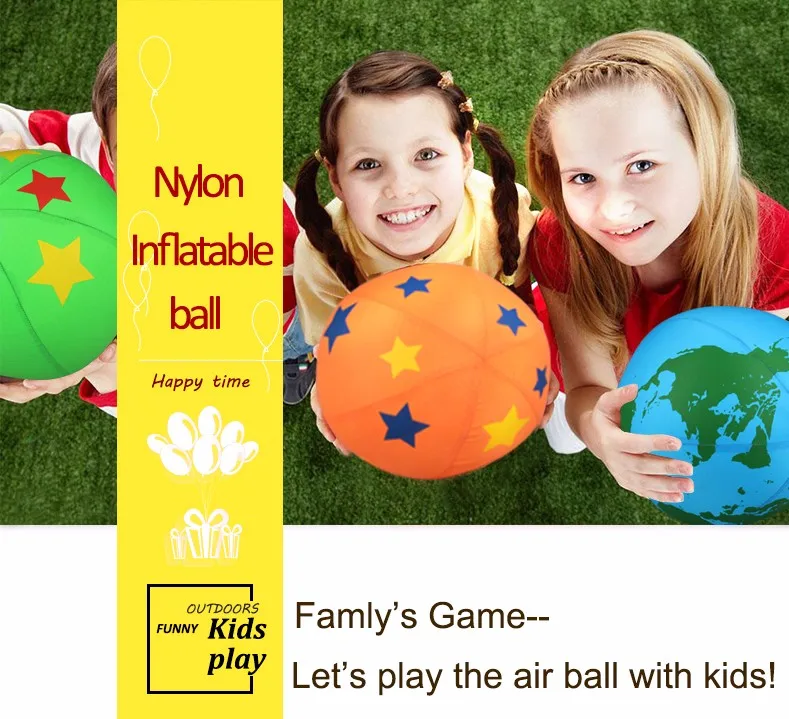 Wholesale High Quality Fabric Covered Balloon Beach Ball For Kids ...