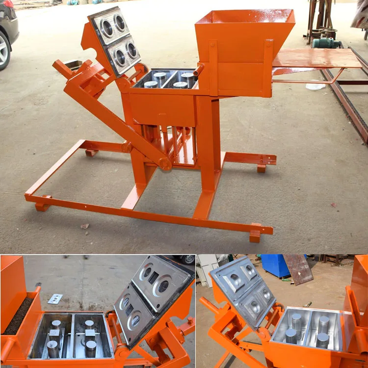 Hand Made Manual Interlocking Clay Brick Making Machine Price In ...