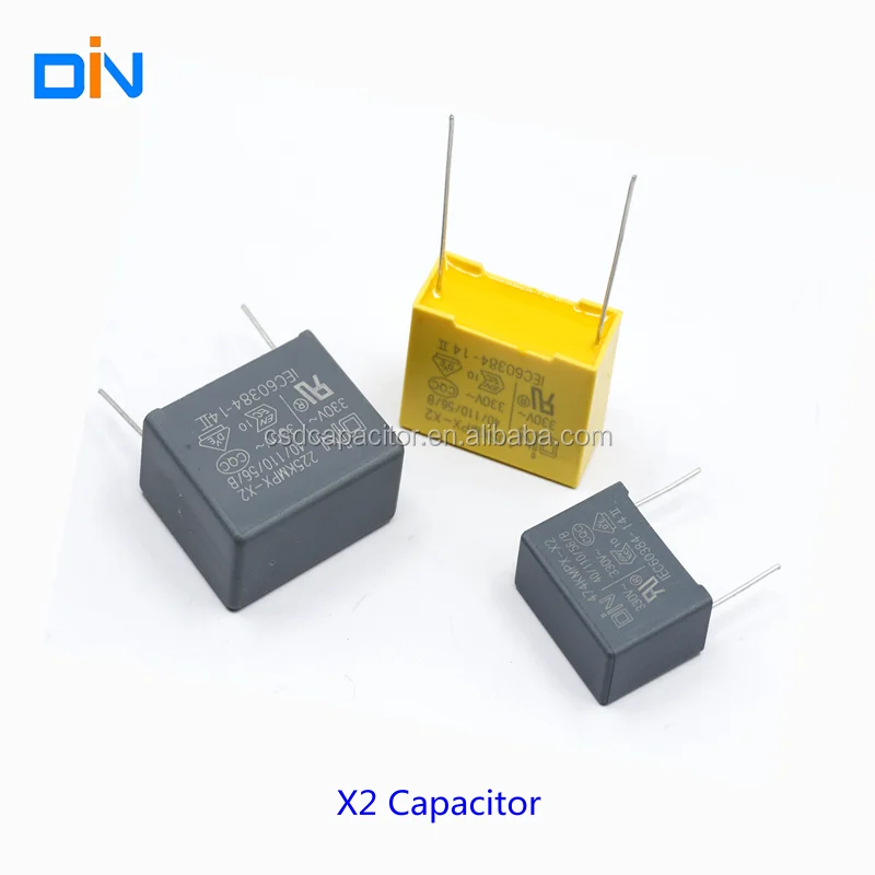 Factory Price X2 Capacitor 2.2uf 225k 275v 330vac Cqc Ul Vde Enec Rohs ...