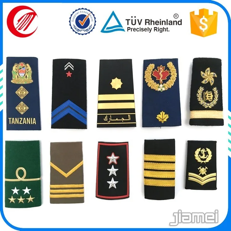 Custom Military Chief Engineer Epaulettes - Buy Chief Engineer ...
