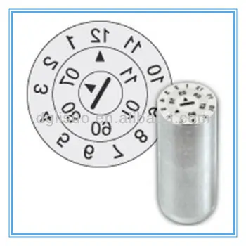 Plastic Injection Mould Parts Date Code Date Marking Insert With High ...