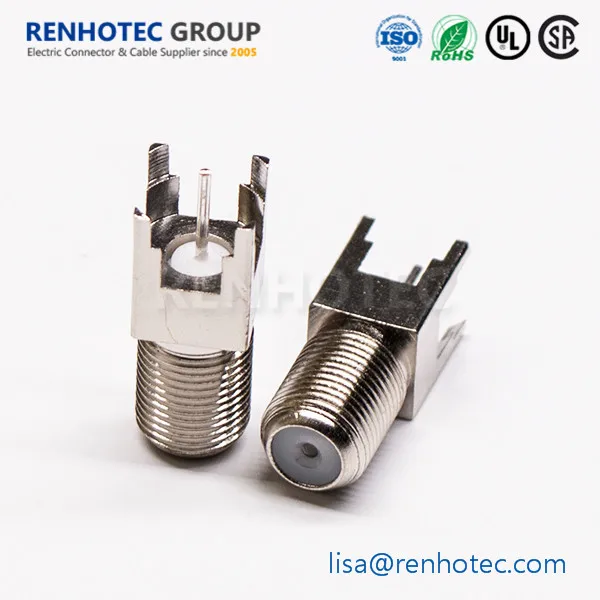 Renhotec 180 Degree Female F Type Connector - Dustproof & Reliable