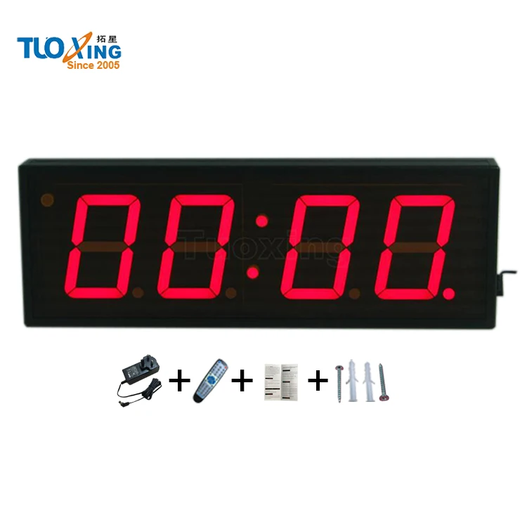 4 Inch 4 Digit Large Multifunction Led Digital Event Countdown Timer ...