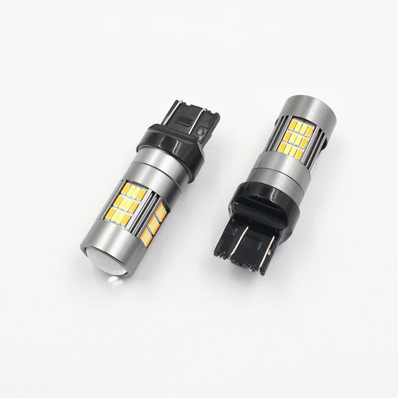 T20 7443 Led Car Bulb Turn Signal Brake Lamp White Yellow Amber Led ...