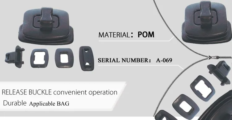 Wholesale Customized Superior Plastic Buckle Twist Turn Lock For Bag - Buy Twist Turn Lock,Bag ...