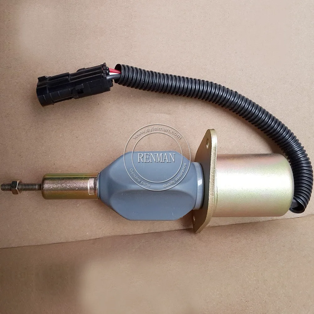 Cummins 6bt Fuel Shutoff Valve Fuel Pump Solenoid 3928160 3923257 - Buy ...