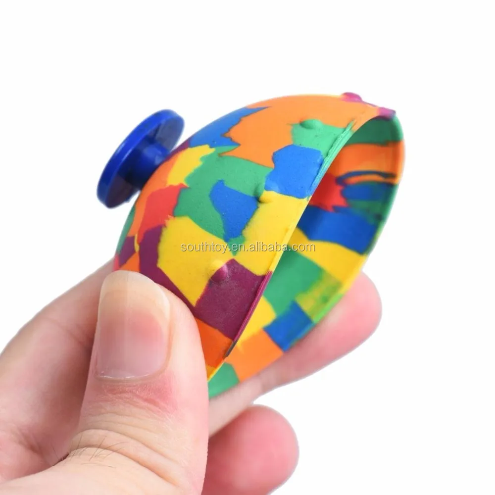 Novelty Bouncing Bowl - Spinning Pop up Rubber Jumper