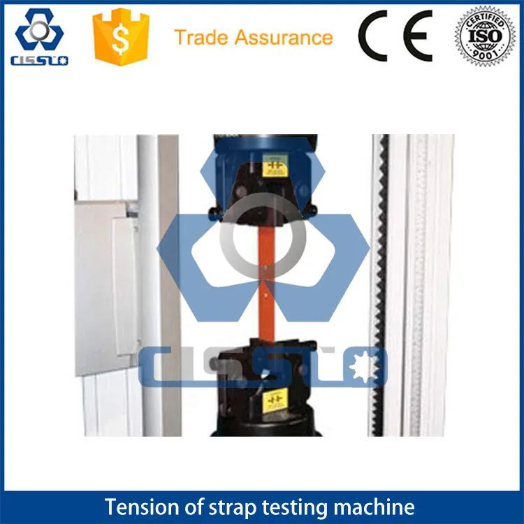 POLYESTER PET POLYPROPYLENE PP STRAPPING BAND TENSILE TESTING MACHINE ...