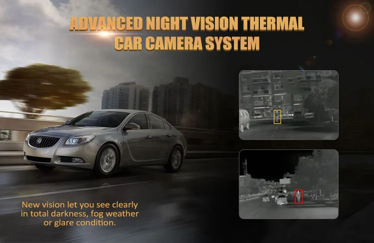 Infrared Thermal Imaging Car Night Vision Front Camera - Buy Car Night ...