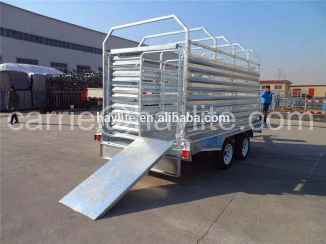 Farm Trailer Livestock Animal Trailer Cattle Trailer New Design - Buy ...