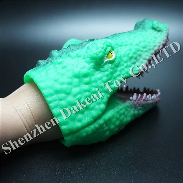 Soft Rubber Realistic Crocodile Puppet Deluxe Rubber Hand Puppet - Buy ...