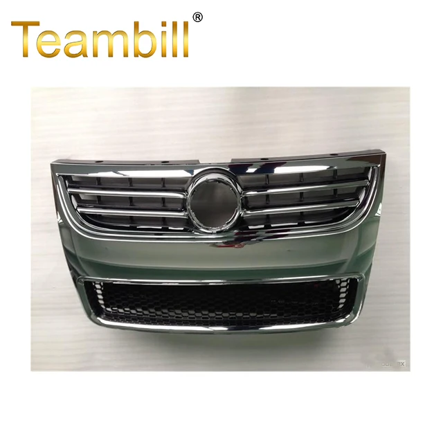 Car Front Grille Assembly Aluminum Front Grille For Vw Touareg 2007 ...