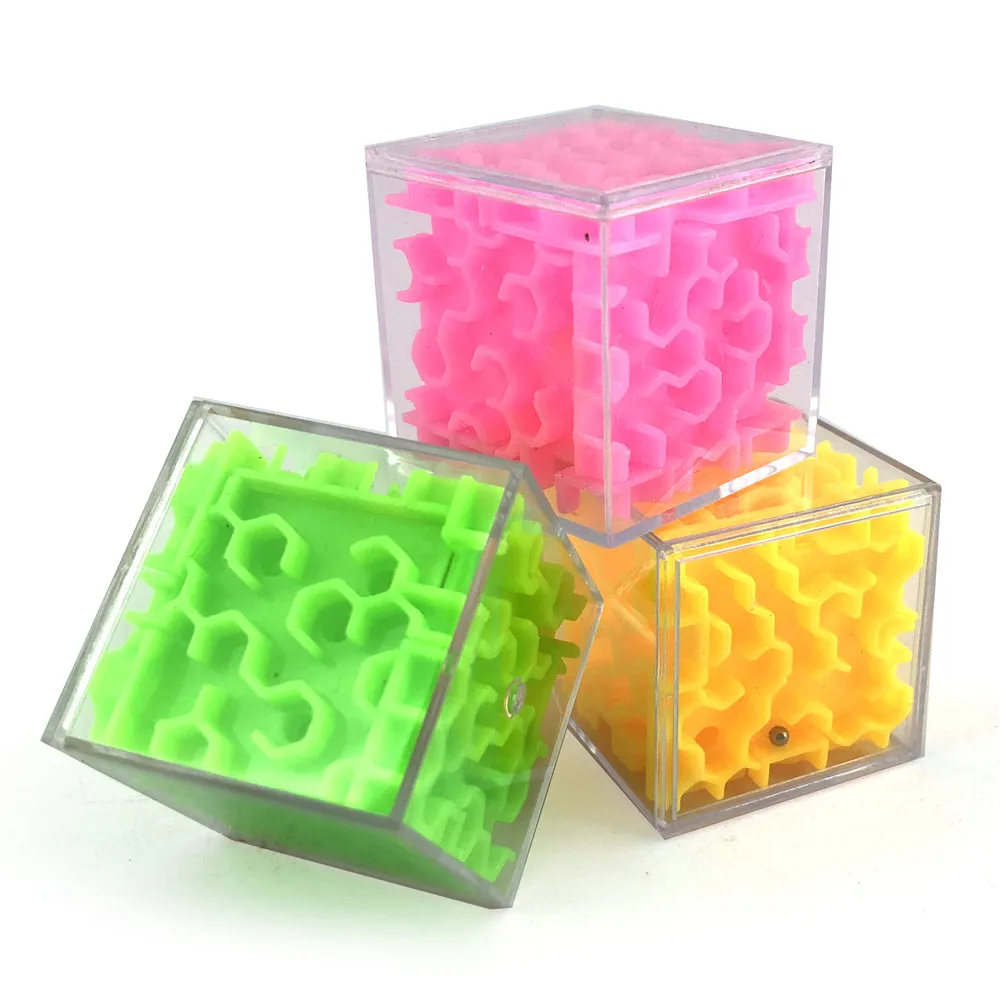 Hot Sale Square Children Labyrinth Plastic Maze Game Cube With ...