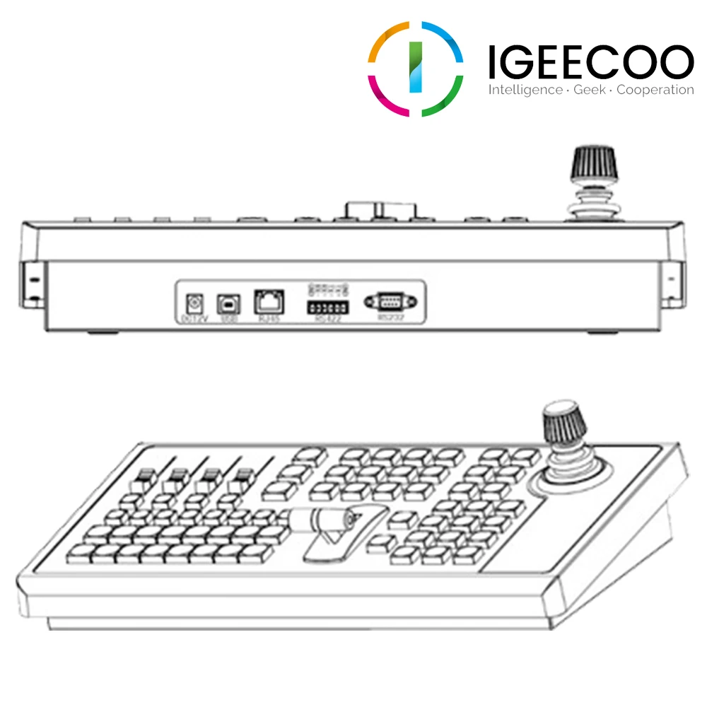 Konsol Vmix Pengontrol Vmix T-bar Joystick Panel Kontrol Switchboard ...