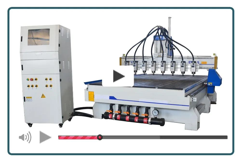 Multi Spindle Drill Head,3d 8 Heads Cnc Wood Router Machine,Multi ...