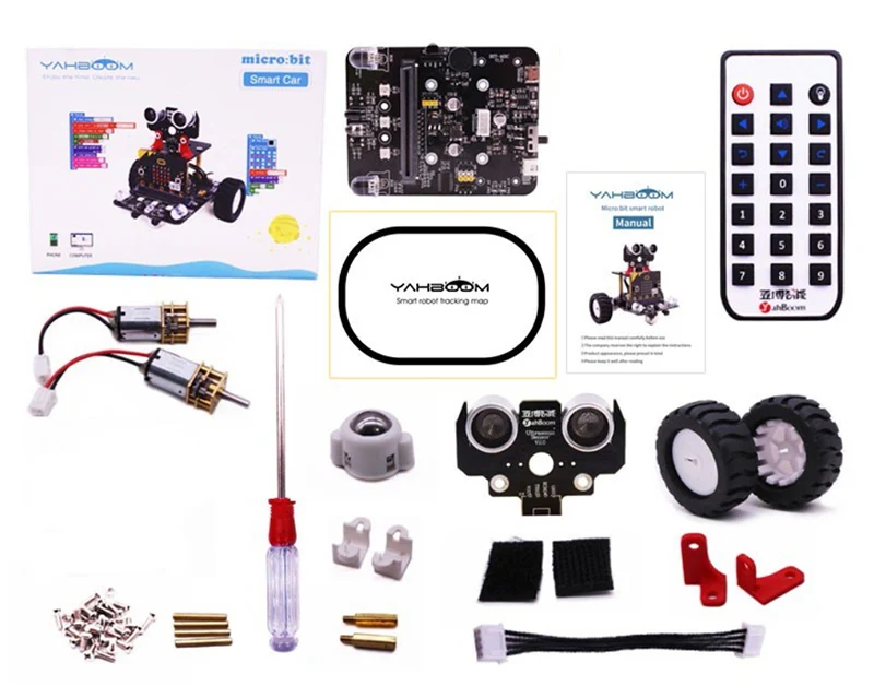 2019 New Micro:bit Smart Car Diy Robot With Ir Graphical Programming ...