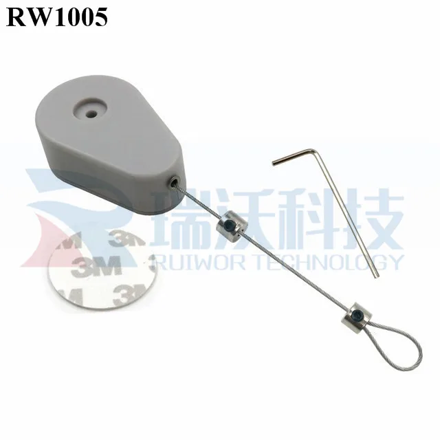 Curved Bent Anti Theft Pull Box Cable Retractor - Secure & Durable