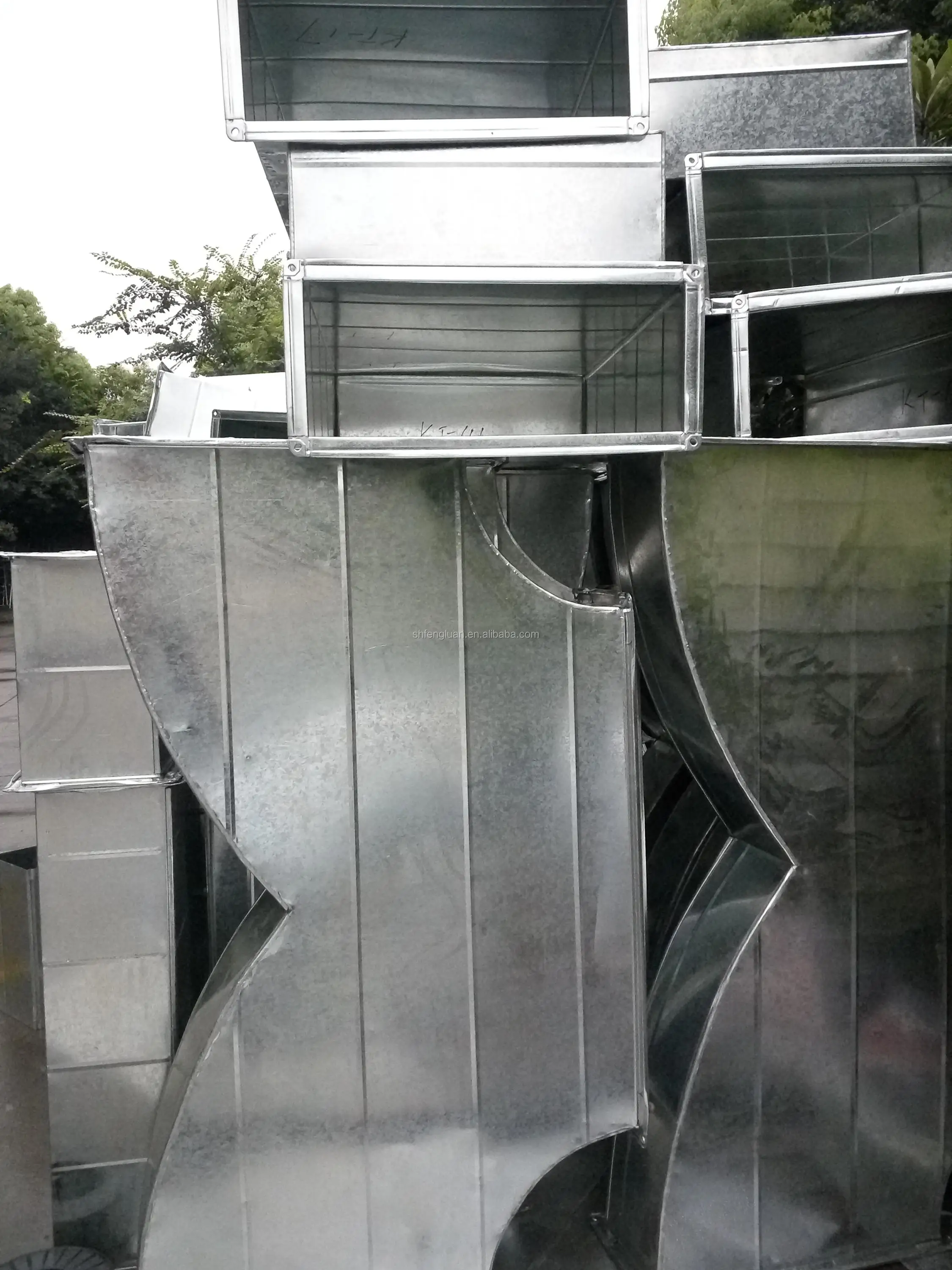 Tdf Duct Rectangular Tee Hvac System Galvanized Iron Duct - Buy ...