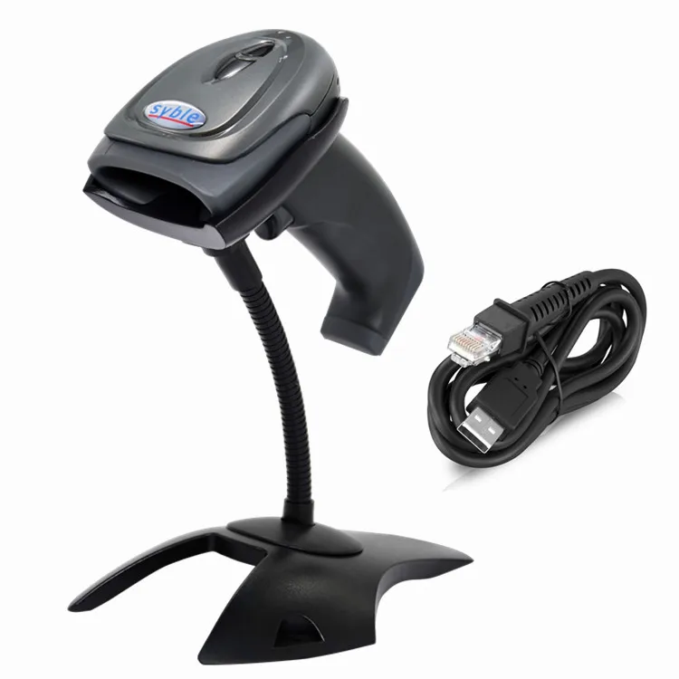 XB-6266M Auto-Scanning QR Code Scanner with Stand - Syble