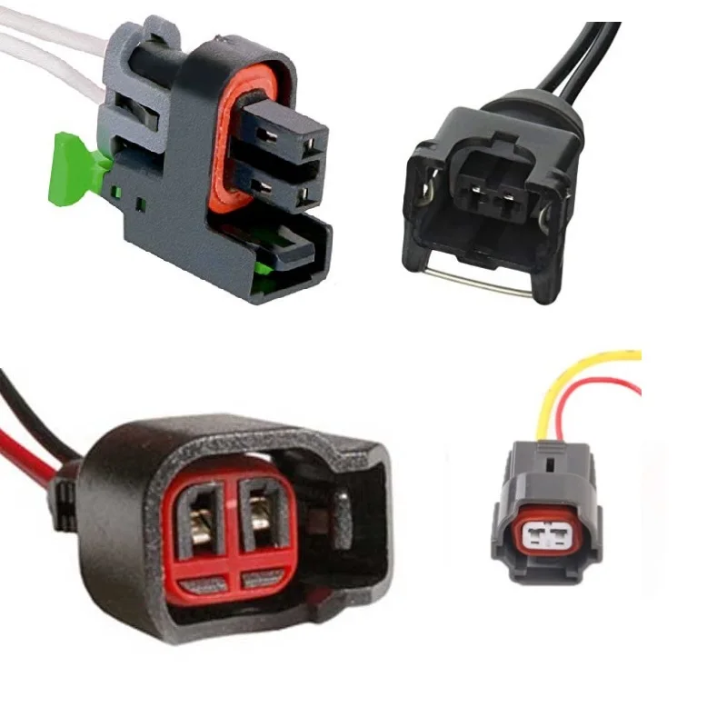 Fuel Injector Pigtail Connector Plug Wire Ev6 For Ford Mustang F150 ...