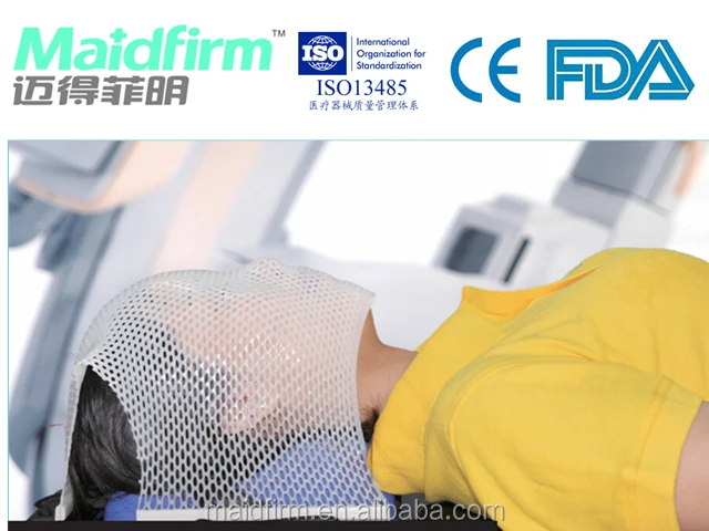 O Type 3-points Radiotherapy Thermoplastic Positioning Head Mask For ...