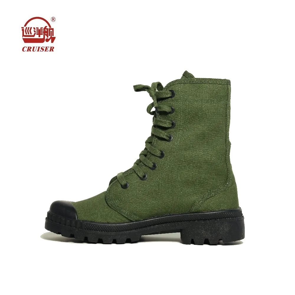 Military Army Green Color Canvas Training Shoes Wholesale - Buy ...
