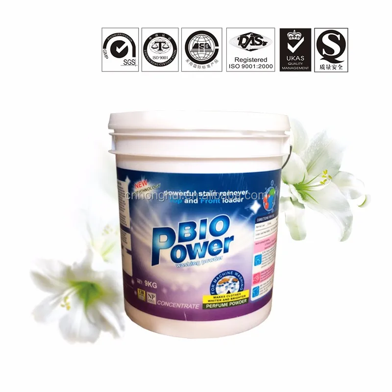 Amazon Top Seller Bucket Washing Powder 5kg Laundry Detergent Powder ...