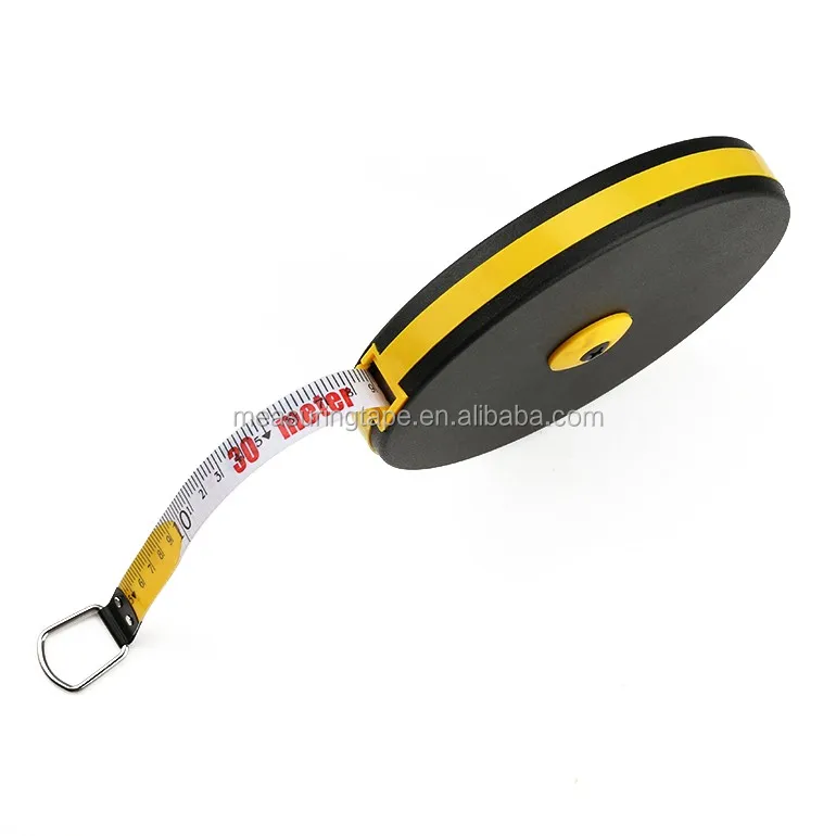 30m Long Distance Pvc Fiberglass Measuring Tape Metric Rope Land ...