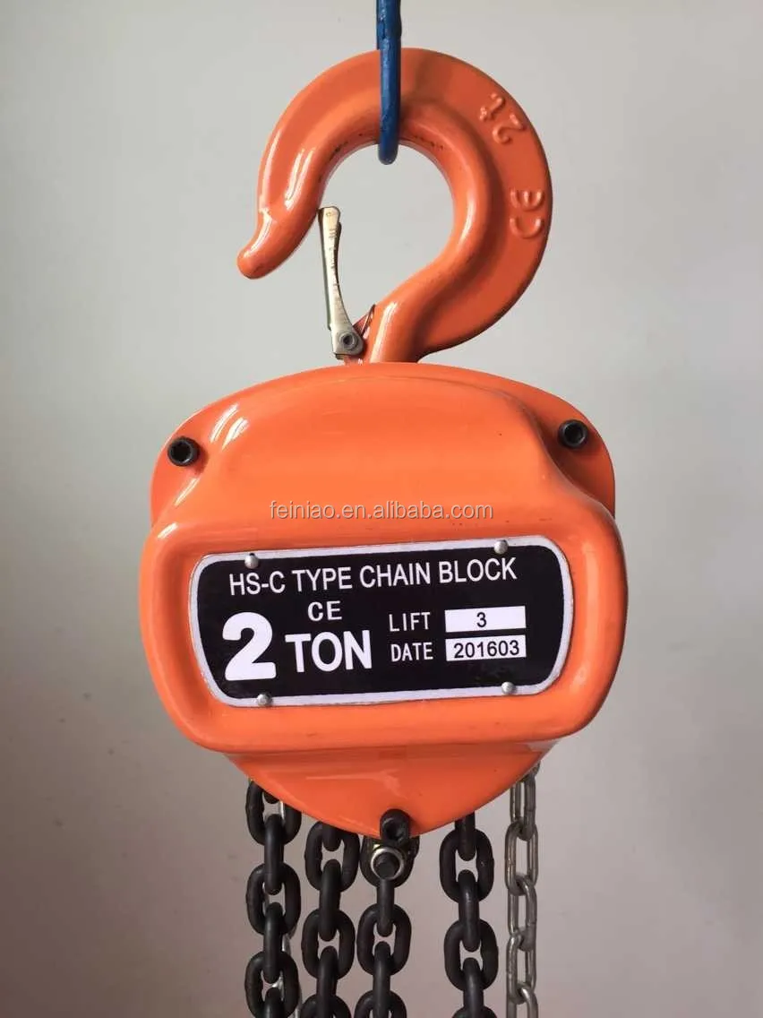 Hsc Type 3 Ton 3 Meter Chain Block Chain Hoist - Buy Hsc Type 3 Ton 3 ...