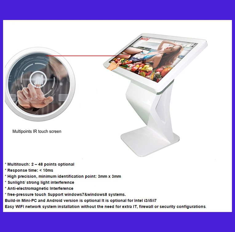 47 Inch Interactive Infrared Multi-touch Screen Smart Tv With Samsung ...