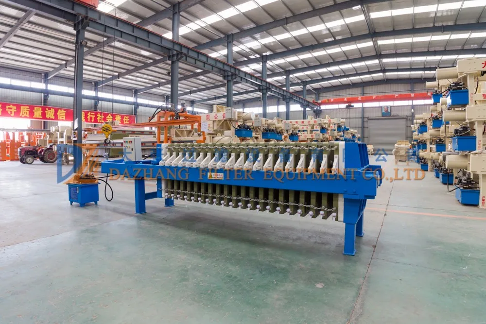 Price Of Automatic Membrane Filter Press Machine For Sugar Refinery ...