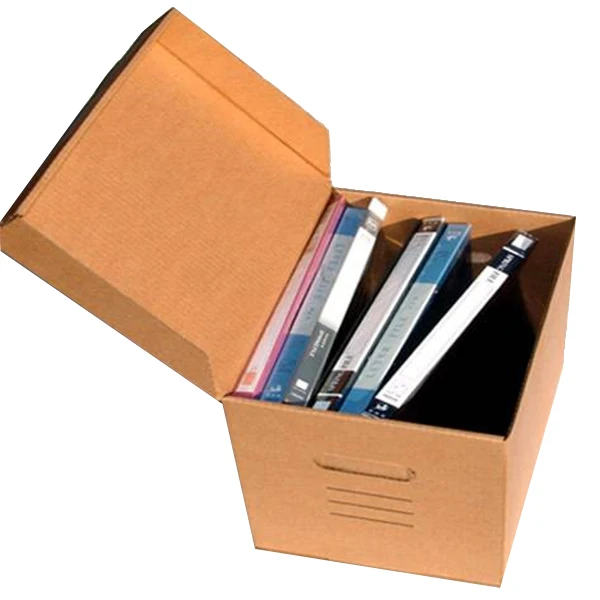 Corrugated Document Storage Archive Box For Office File - Buy Archive ...