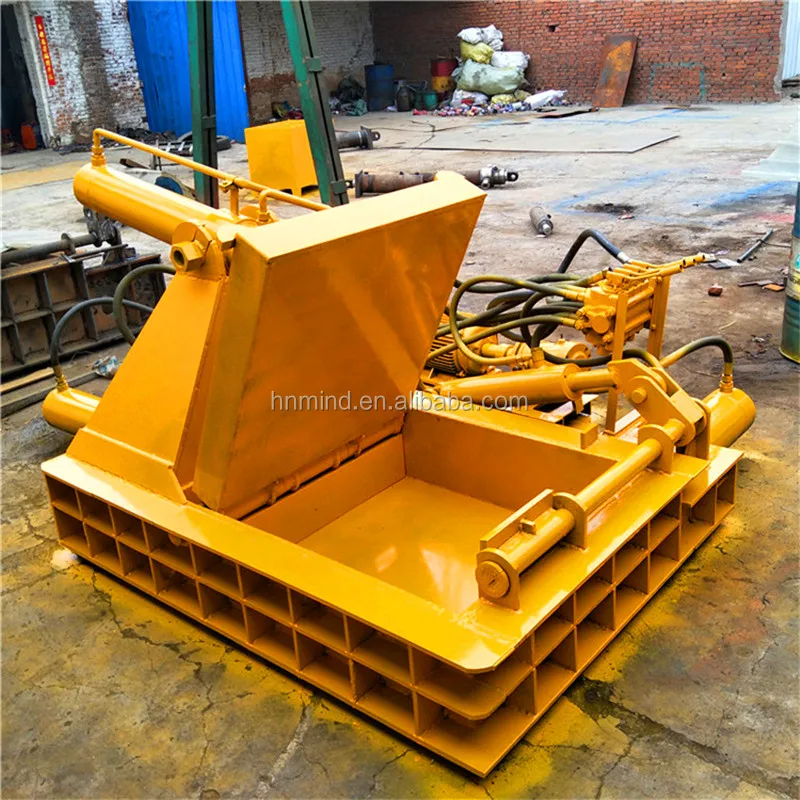 High Efficiency Hydraulic Scrap Metal Swarf Shear Baler Machine ...