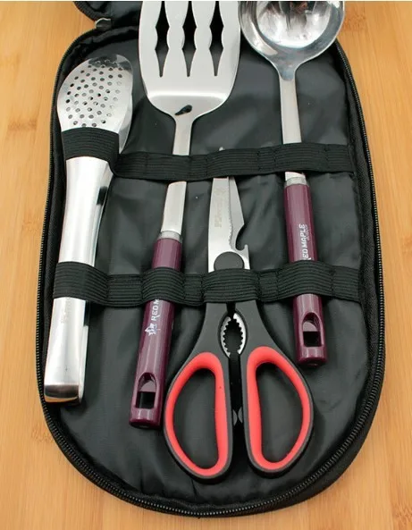 Portable Kitchen Utensil Travel Bag Camp Kitchenware Set - Buy Kitchen ...