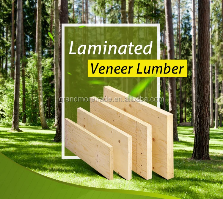 Laminated Veneer Lumber Lvl Beam For Furniture/pallet/construction ...