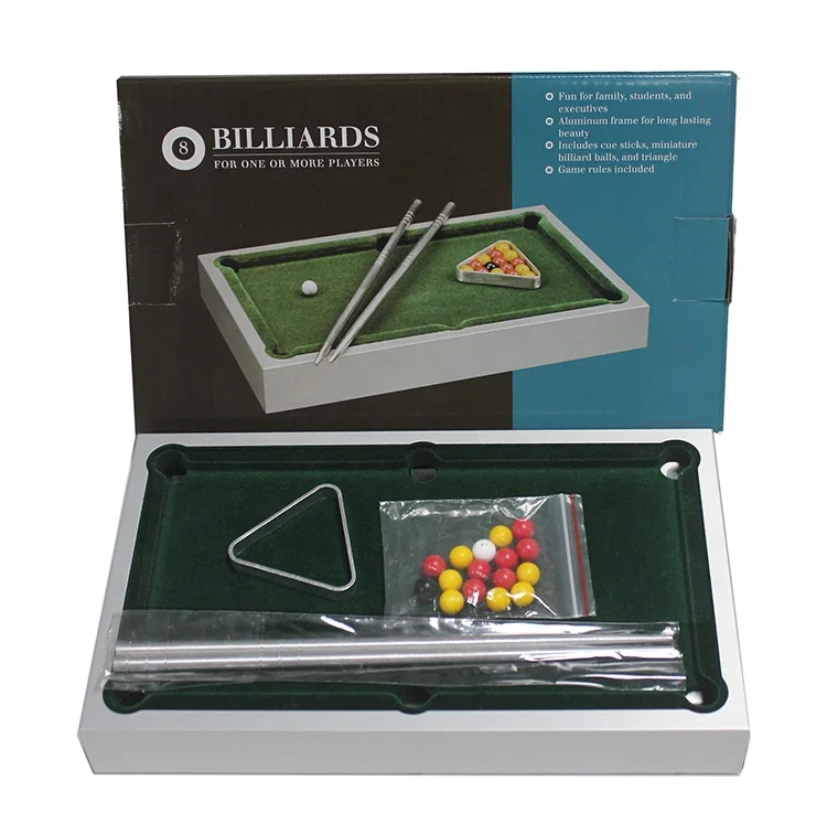 Deluxe Custom Metal Mini Billiards Tabletop Game,Mini Pool Table - Buy ...