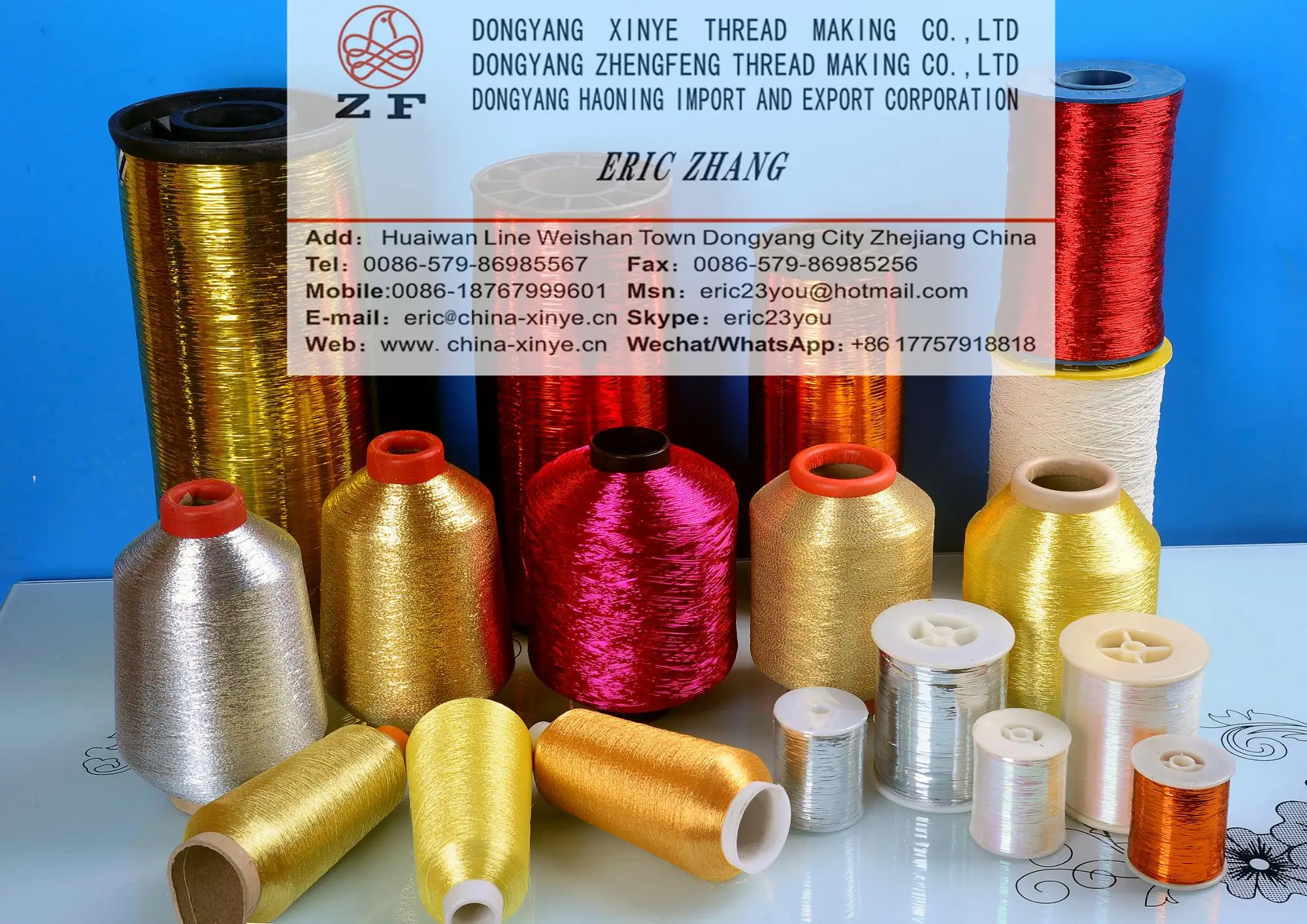 M Type Metallic Yarn 12 Micron,1/69",100 Grams - Buy Metallic Yarn 12 ...