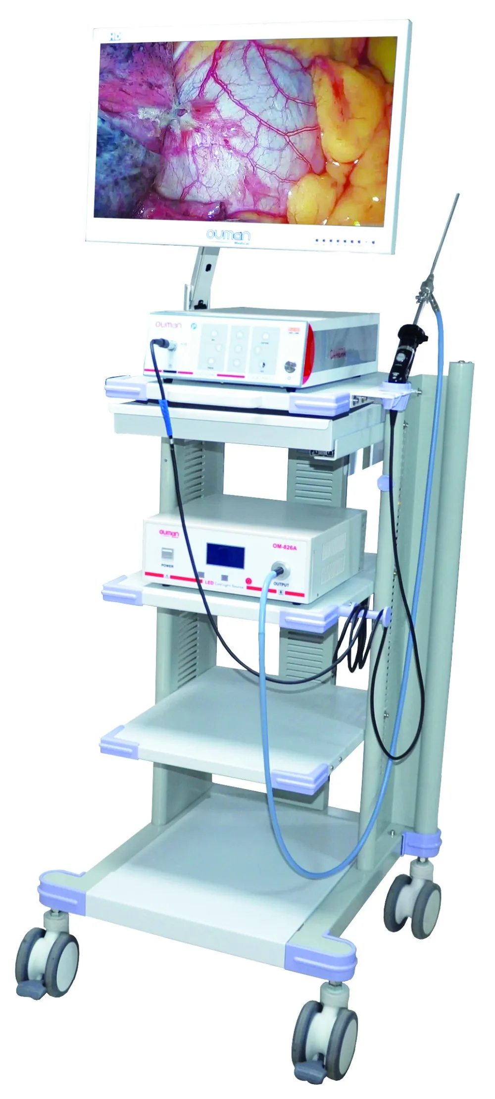 INSTRUMENT TROLLEY ENDOSCOPY TROLLEY - Ouman Clinical Equipments