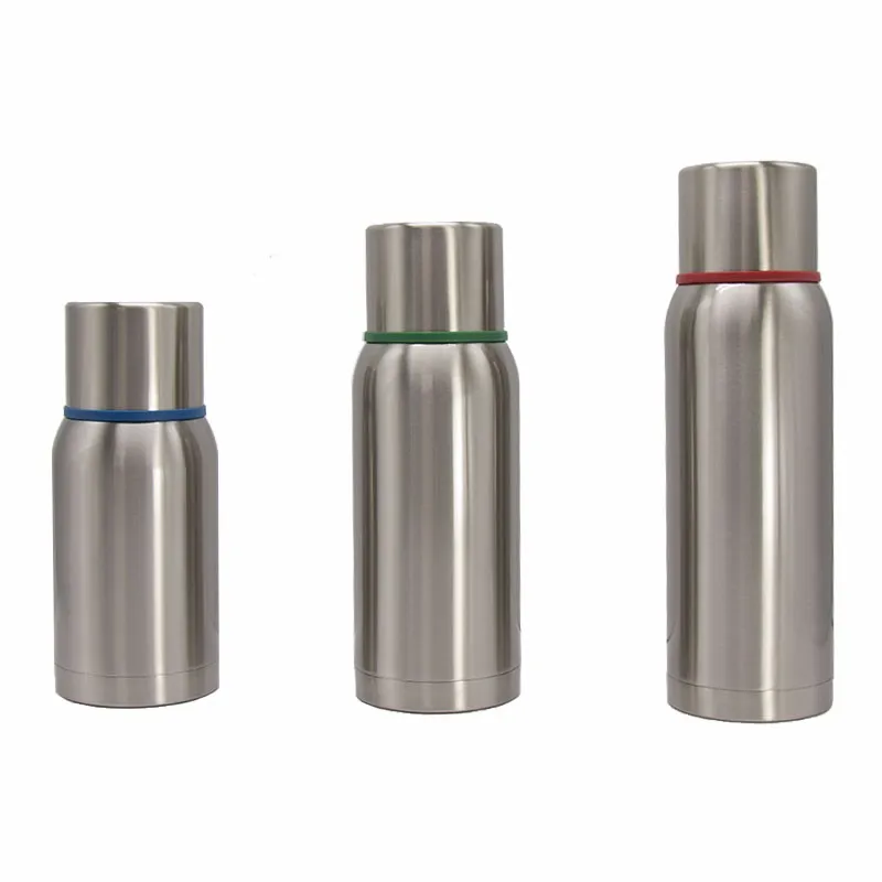 Stainless Steel Flask 750ml Thermos Hot Vacuum Bottle Push Button Lid ...