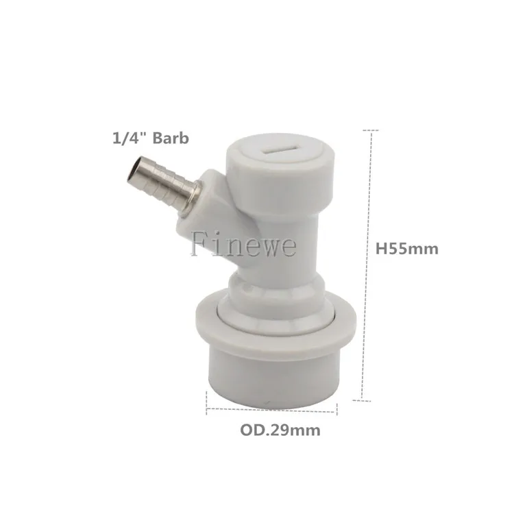 Corny Beer Keg Ball Lock Disconnects Gas/Liquid for Cornelius Style ...