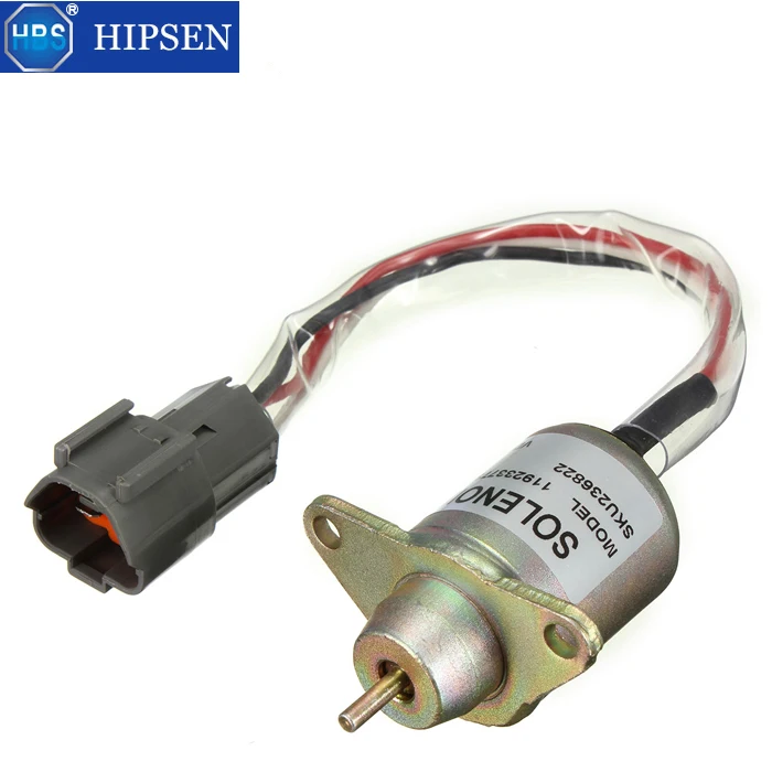 Engine Diesel Shutoff Stop Solenoid 12v 24v For Parkins 11923377932 ...
