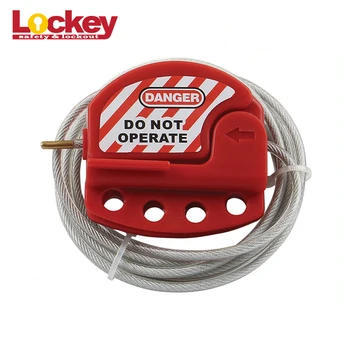 Design Wire Safety Adjustable Universal Steel Cable Lock Lockout With ...