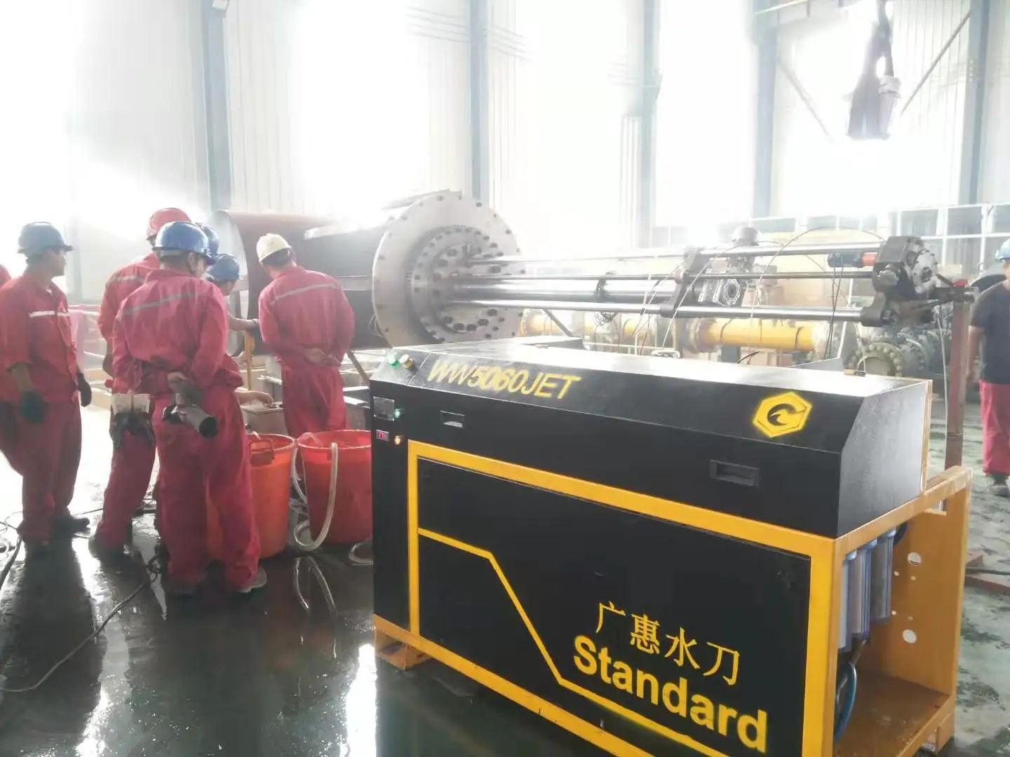 Safety Portable Water Jet Cutting Machine Waterjet Pipe Cutting Machine ...