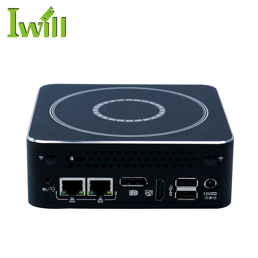 X86 Mini Computer With Intel I7- 7500u Support 4k Windows10 Fan Cooling ...