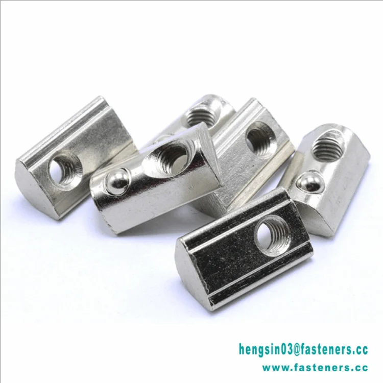 Channel Spring Ball Nuts,Spring Slot Nuts 45 Series M5,M6,M8 For ...