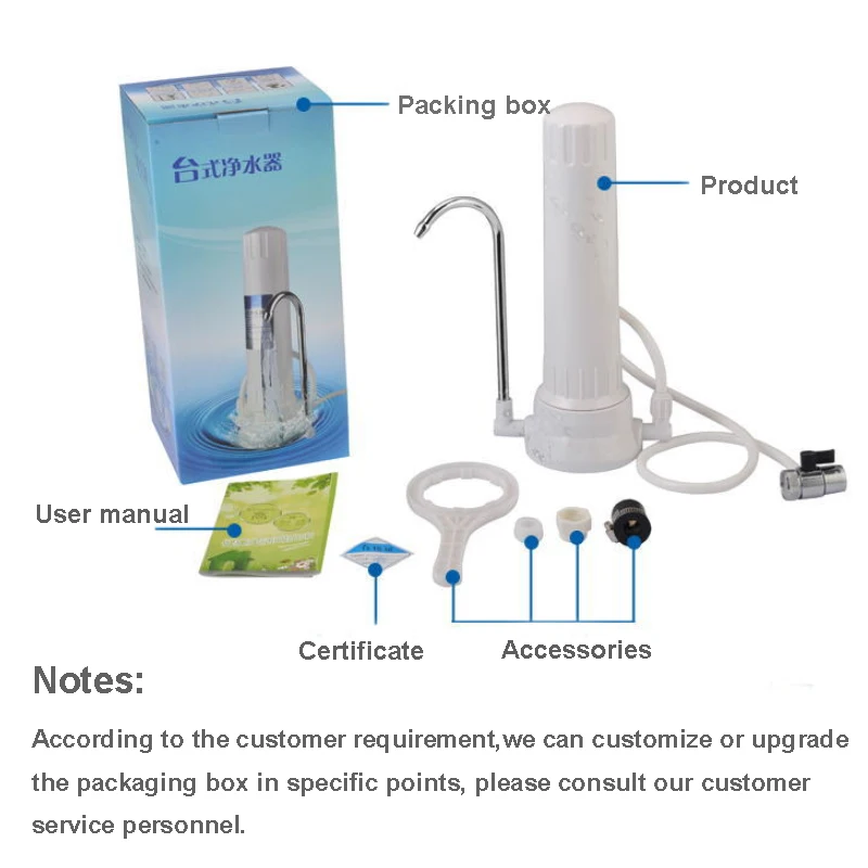 Kitchen Table Single Countertop Water Filter,Household Single Desktop ...