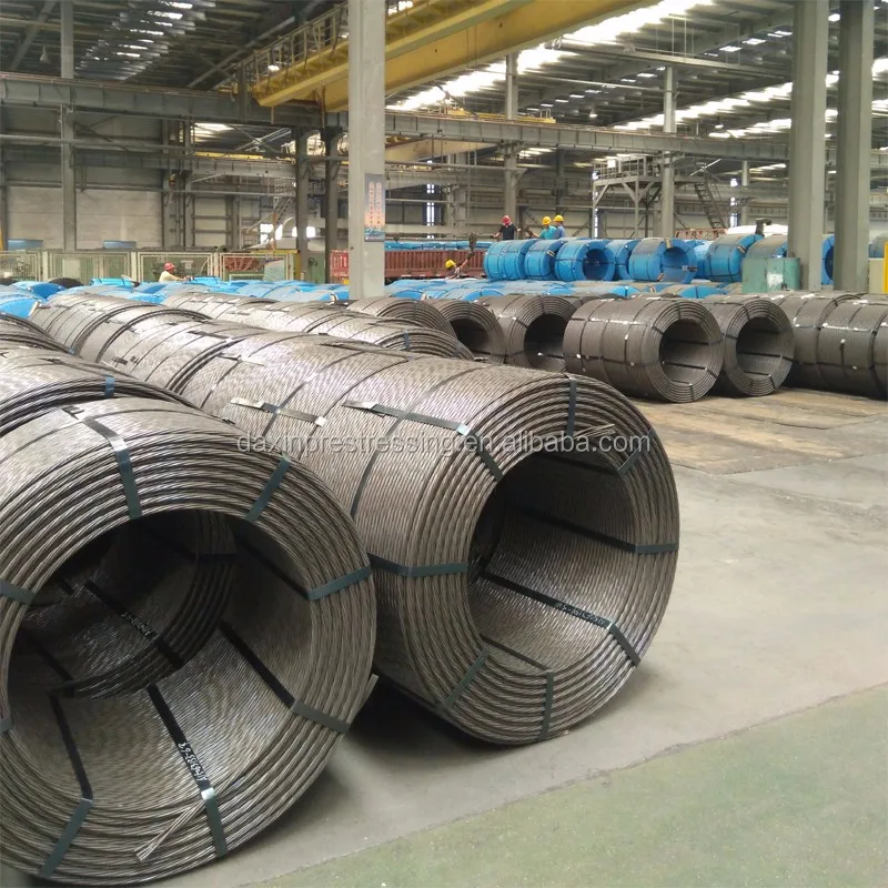 Steel Cable 0.6" 15.24mm G270 Astm A416 For Mining,Civil Works ...